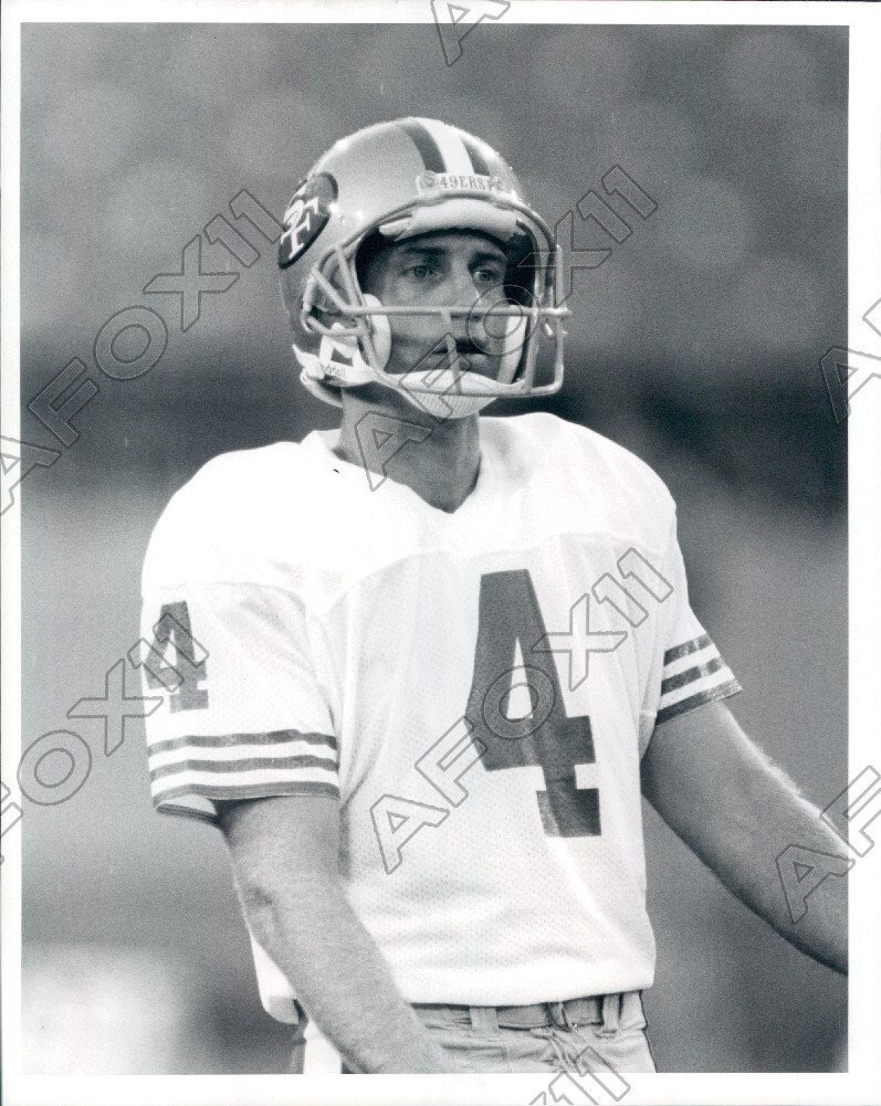 1987 San Francisco 49ers Football Punter Max Runager Press Photo | eBay