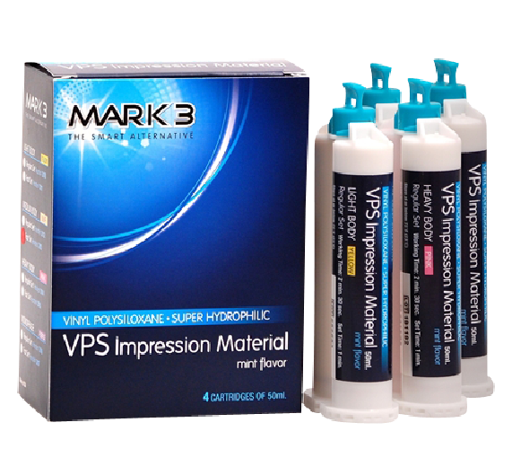 VPS Impression Material 4x 50ml Cartridges Compares to Genie VPS Mark3 ...