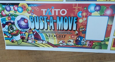 Bust A Move Neo Geo Mvs Snk Marquee Sign vinal full size sticker | eBay