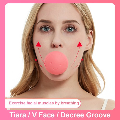 Silicone V Face Facial Lifter Face Exerciser Jaw Exerciser for Muscle ...