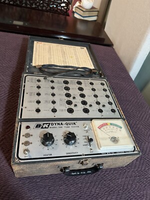 B&K Dyna-Quik Model 500 Tube Tester Tested and Working! | eBay