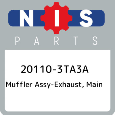 20110-3TA3A Nissan Muffler assy-exhaust, main 201103TA3A, New Genuine ...