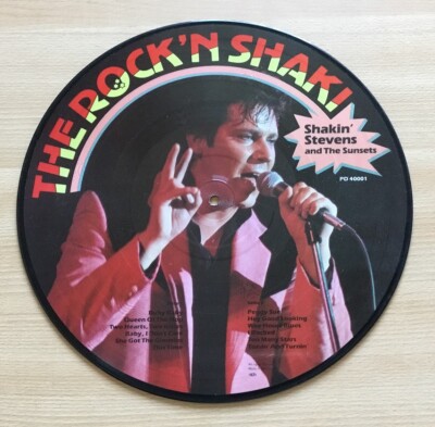 Shakin' Stevens And The Sunsets The Rock 'N Shaki PICTURE DISC LP RARE ...