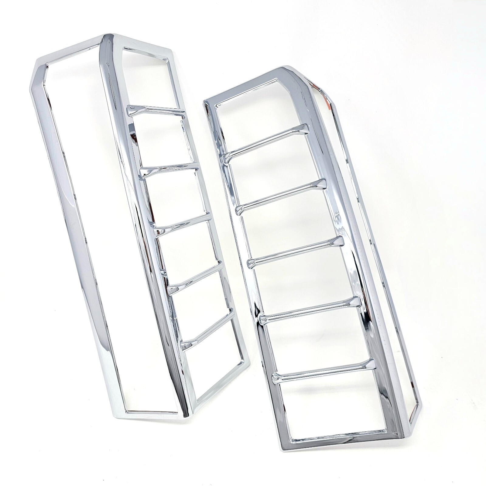 Chrome Tail Light Trim Bezel Cover Cap Molding For 2006-2010 HUMMER H3 ...