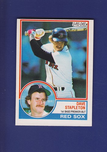 Dave Stapleton 1983 O-PEE-CHEE OPC MLB Baseball #239 (NM)(OC) Boston ...