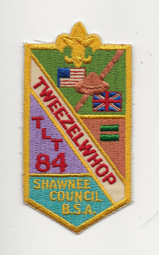 SHAWNEE COUNCIL / 84 TLT / TWEEZELWHOP - Boy Scout BSA A121/10-1 | eBay