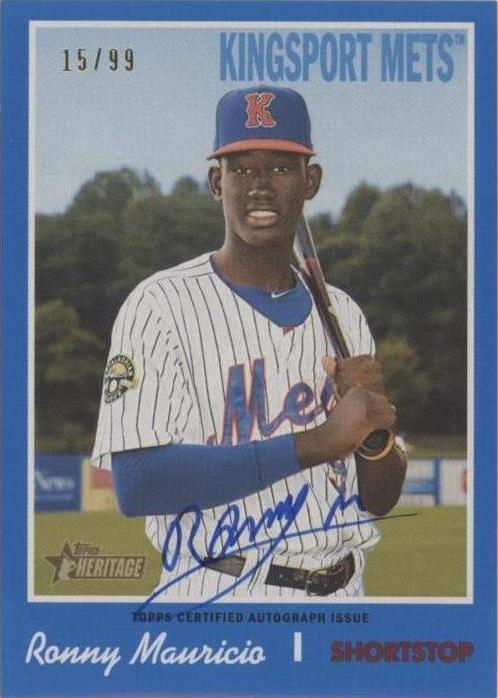 2019 Topps Heritage Minor League Edition - Real One Autographs Ronny ...