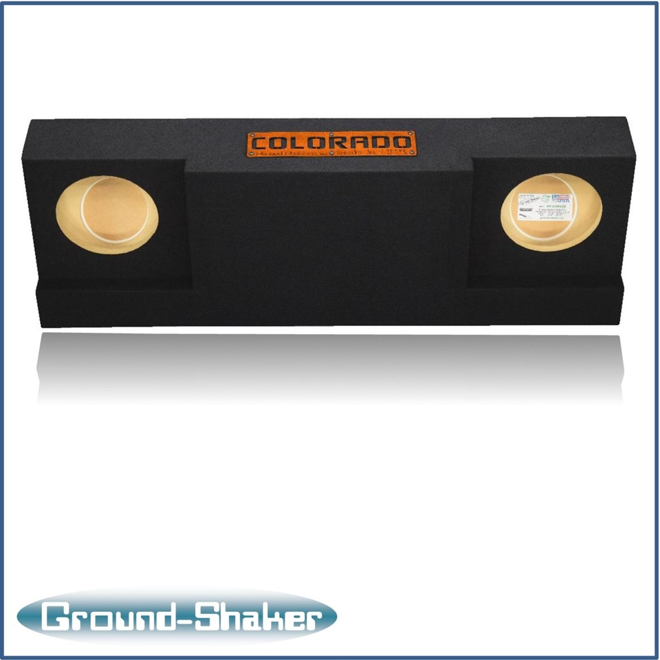 2017 Chevy Colorado Crew Cab 8" Sealed Sub Box Subwoofer Enclosure ...