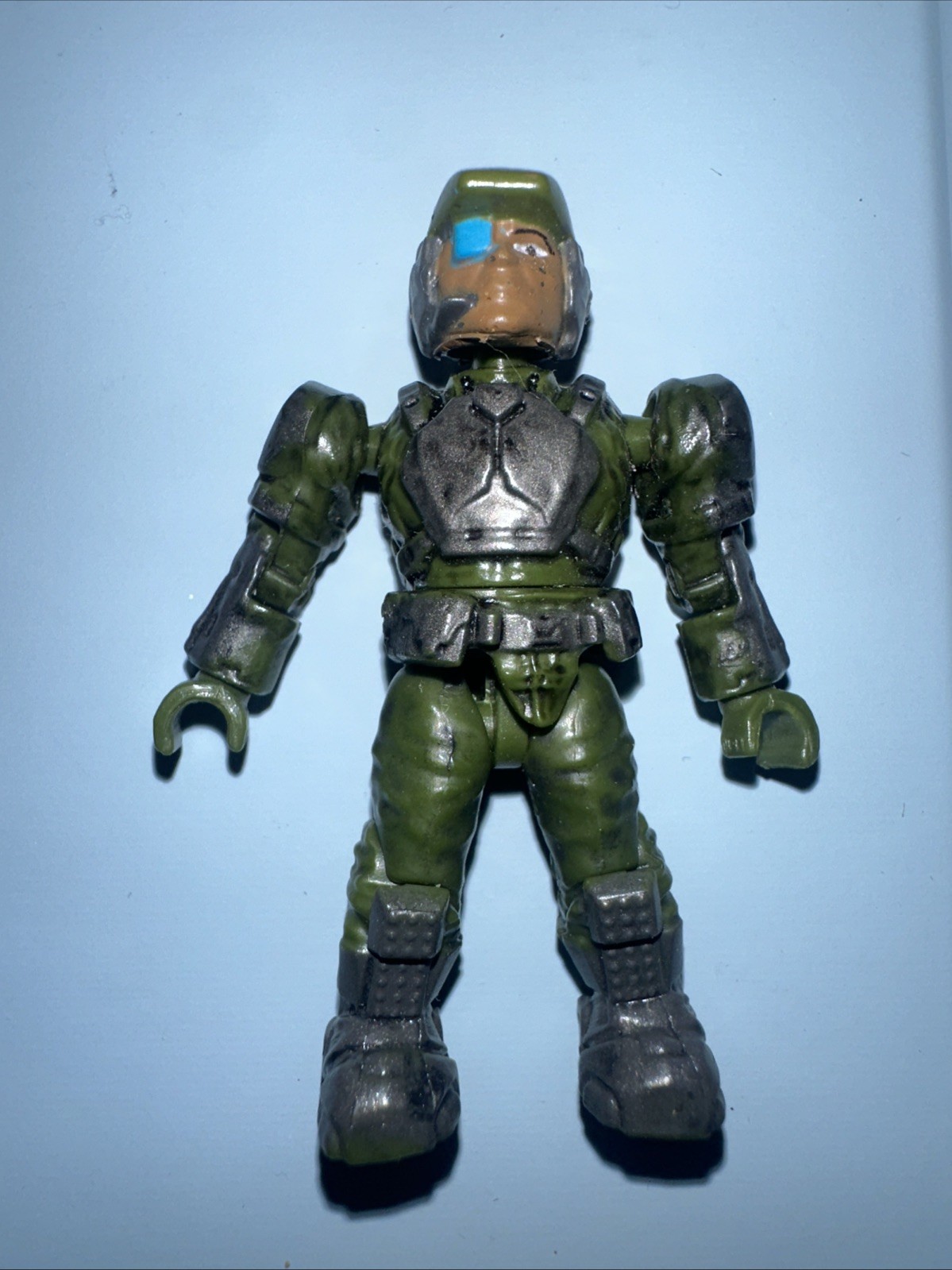 Halo Mega Bloks UNSC Green Armour Marine Mini Figure | eBay UK