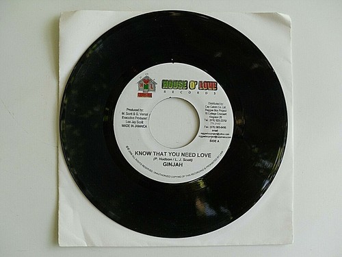 Vinyle 45 tours Reggae Jamaica GINJAH House o’ Love Records | eBay