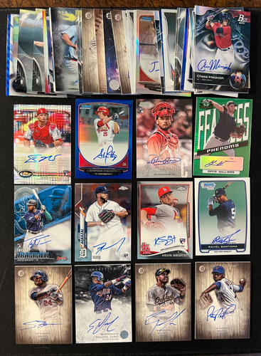 Lot of 50 Baseball Card Autograph Lot - All Cards Pictured - Auto Lot ...