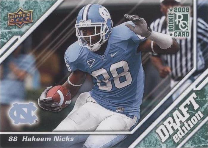 2009 Upper Deck Draft Edition - Hakeem Nicks #149 Dark Green (RC) for ...