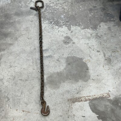 ACCO Single Leg Rigging Chain 3/8” X 5’1” Long D-ring Good Shape Rated ...