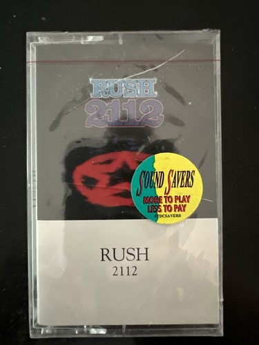 Rush 2112 Cassette Tape Mercury Records - New Sealed (Read Bio ...