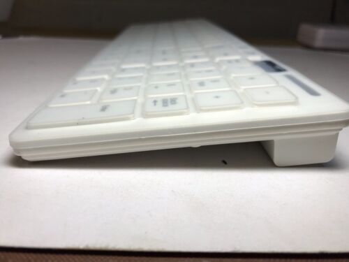 White Wireless Keyboard and Mouse + Number Pad Set for HP All-in-one PC ...
