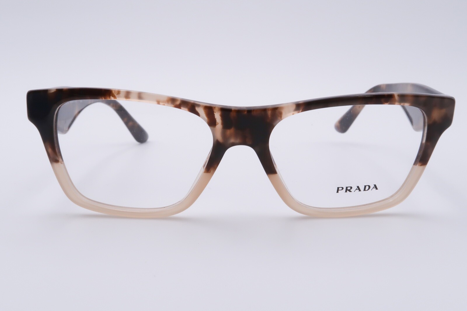 NOS Prada VPR 20Q Eyeglasses FRAMES ROZ-1O1 Tortoise 52[]16-140 Brown ...
