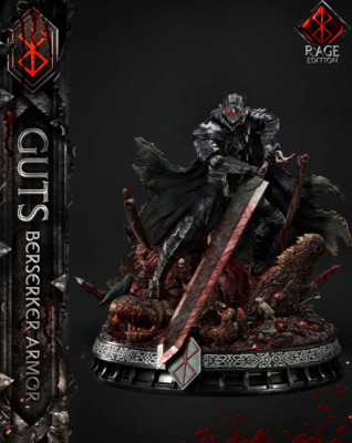 Guts Berserker Armor Rage Edition 27" Polystone Statue Figure Berserk Prime1 | eBay