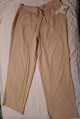 Jaclyn Smith Crepon Pants - Womens Size M / Medium - Elastic Waist NWT ...