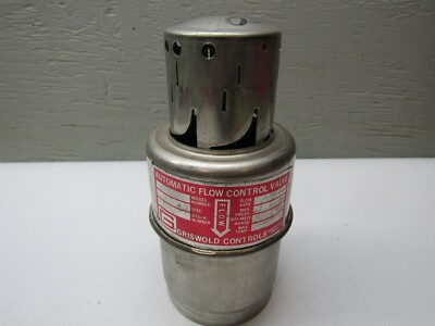 Griswold Controls 4248 3" Automatic Flow Control Valve 150 gpm | eBay