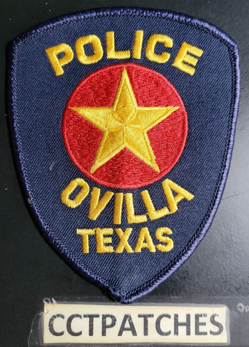 OVILLA, TEXAS POLICE STAR CENTER SHOULDER PATCH TX | eBay