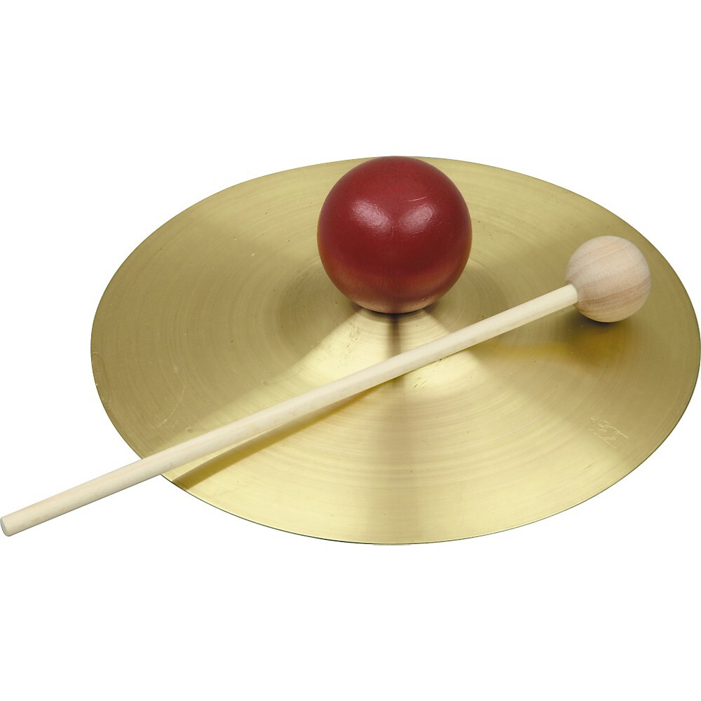 Rhythm Band RB733S Solid Brass Cymbal with Knob and Mallet | eBay