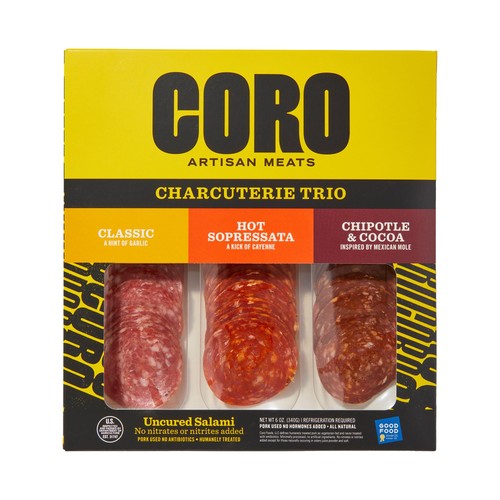 Coro Charcuterie Trio Salami Sampler | 2 Ounce (Pack of 3), Multi ...