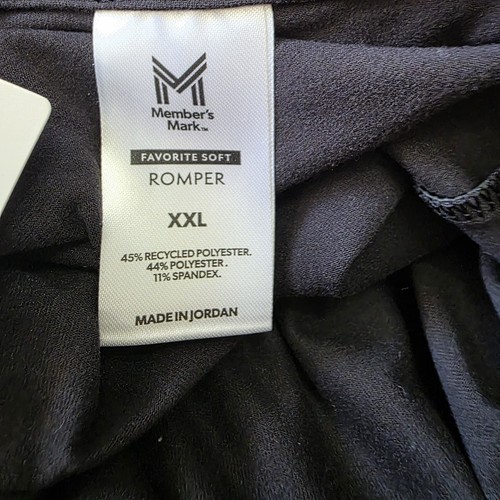 NWT Member's Mark Favorite Soft Short Sleeve Romper Size XXL | eBay