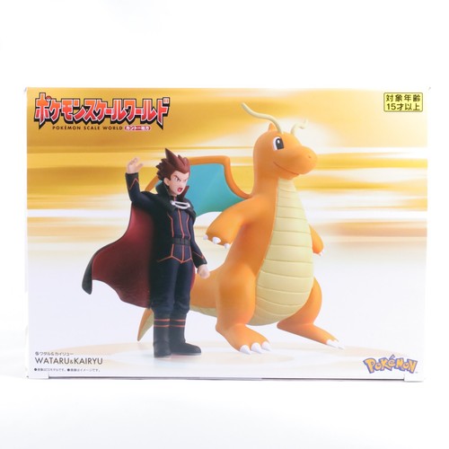 Pokemon Scale World Kanto Lance & Dragonite Figure Bandai Brown Box ...