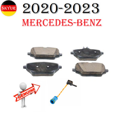 Rear Disc Brake Pad Set With Sensor For 2020-2023 Mercedes-Benz GLE350 ...