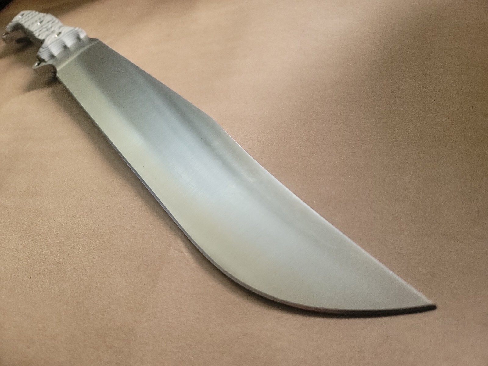 Busse Custom Shop MOAB Mother Of All Bowies, Hand Applied Satin, Tan ...