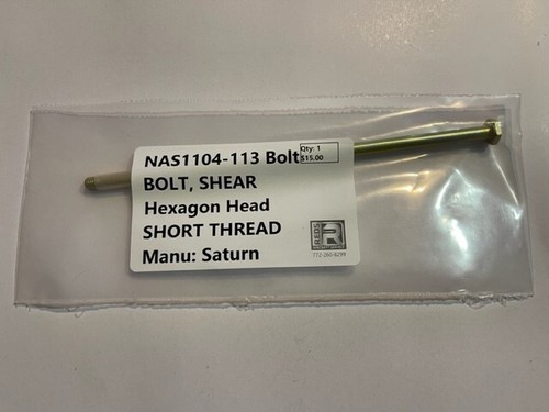 NAS1104-113, Bolt, New Surplus | eBay