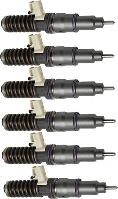 6 PCS Fuel Injector 21340611 21371672 for Volvo MD13 EC360 EC380 Engine ...