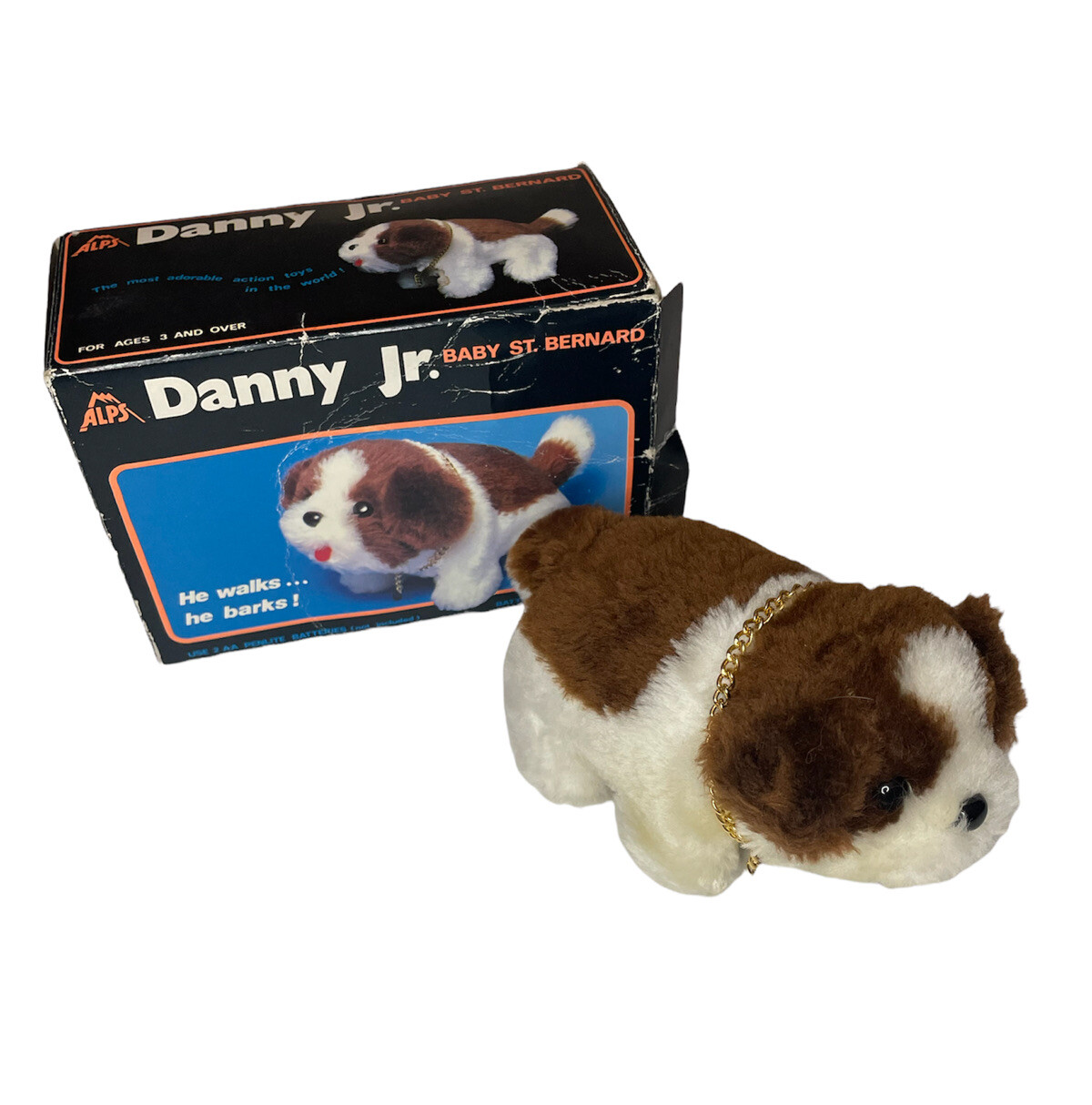 Danny Jr Toy St Bernard Alps He Walks Talks Battery Operated Japan Rare ...