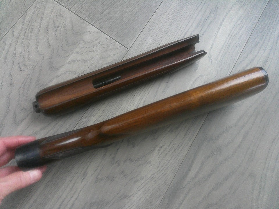 WINCHESTER FACTORY MODEL 50 WOOD BUTTSTOCK STOCK & FOREND 12GA ...