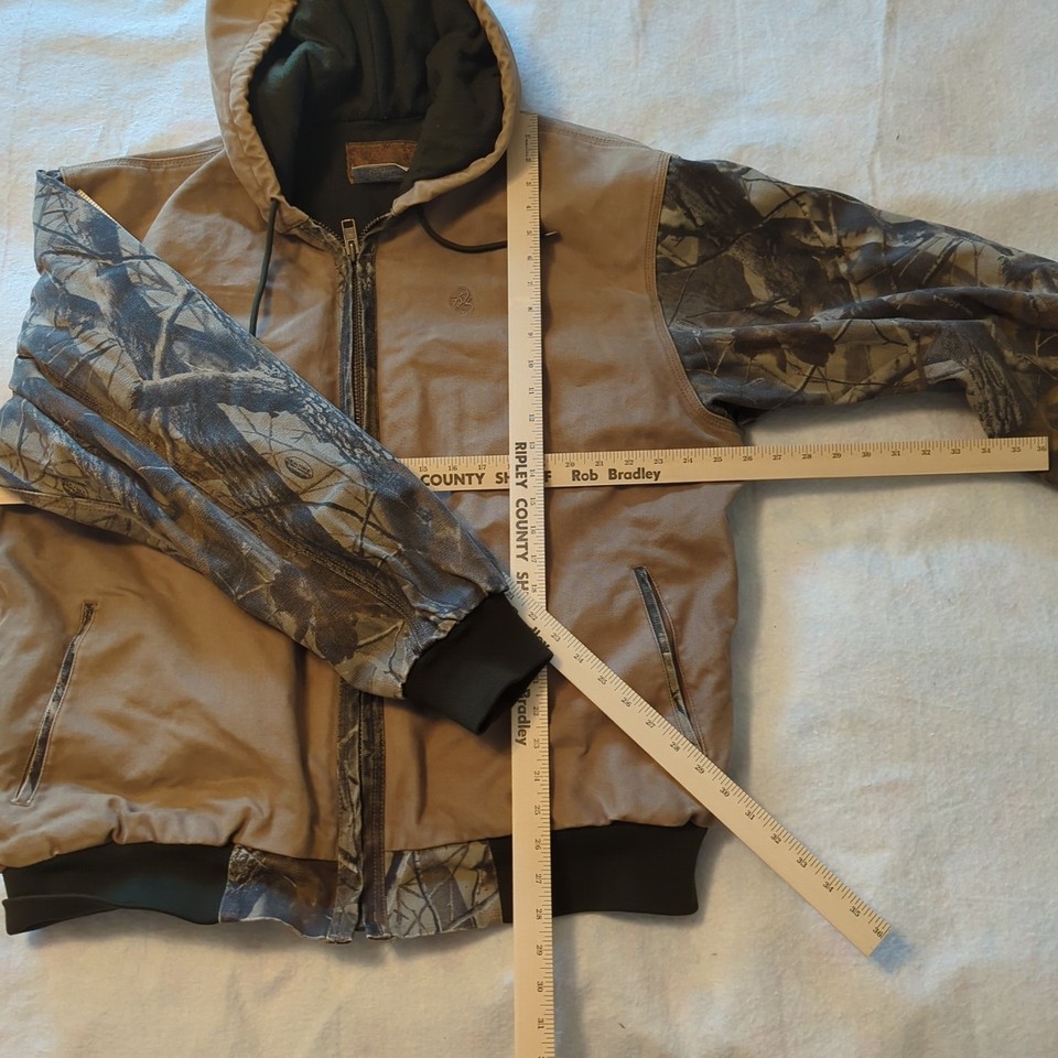 Legendary Whitetails Original Deer Gear Men's XL XLT Hooded Lined Camo ...