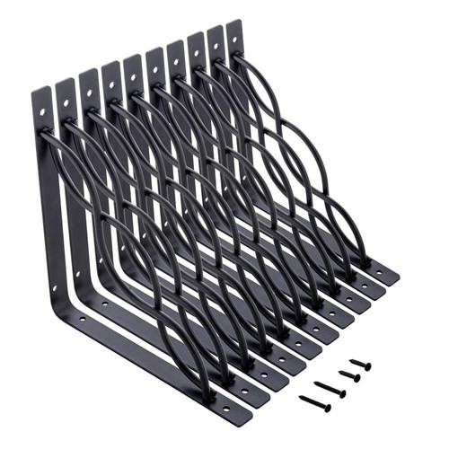 8 inch Decorative Shelf Brackets Shelf Support Corner Brace Joint Right ...