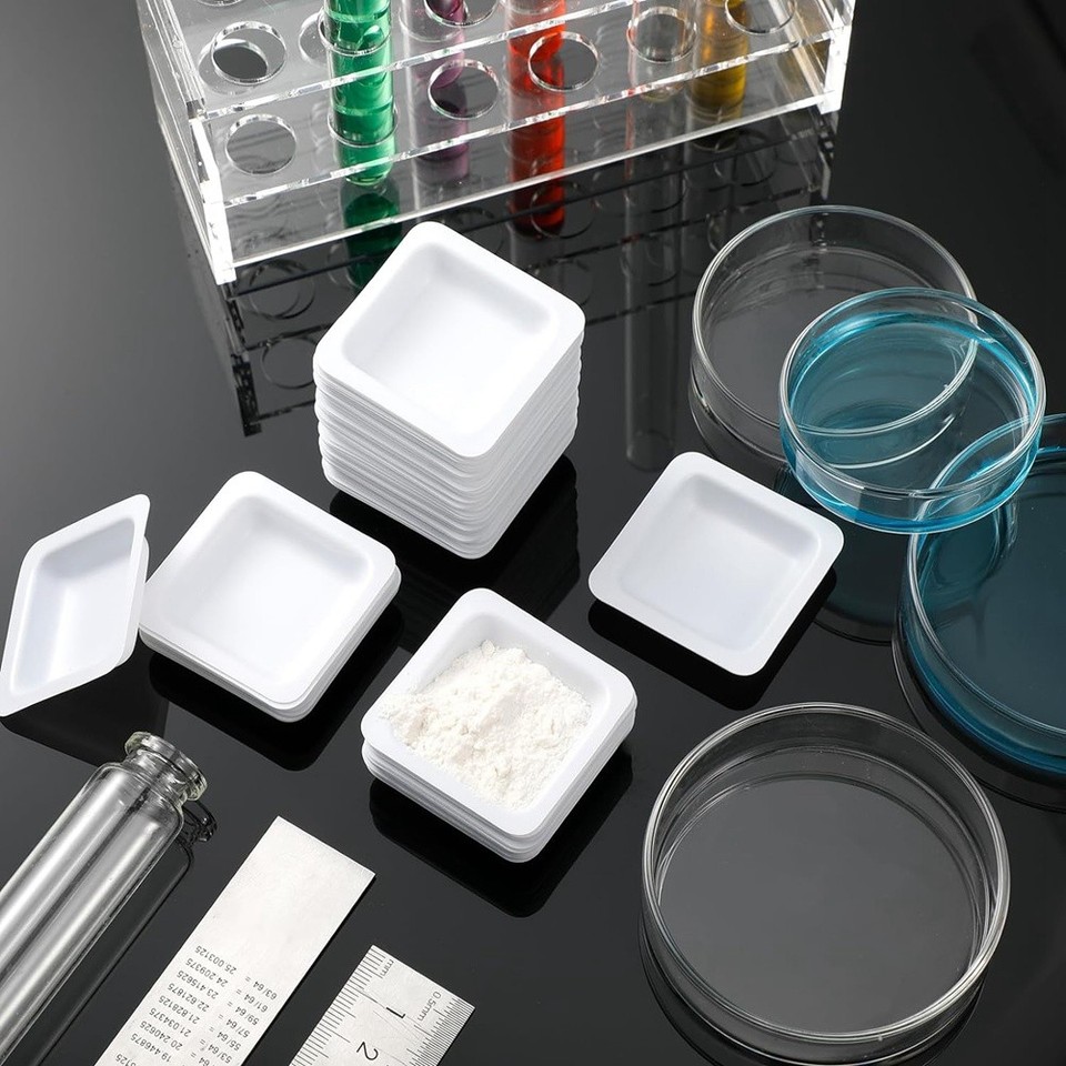 200 Pcs Weigh Boats Small 7 Ml Plastic Disposable Trays for Scale ...