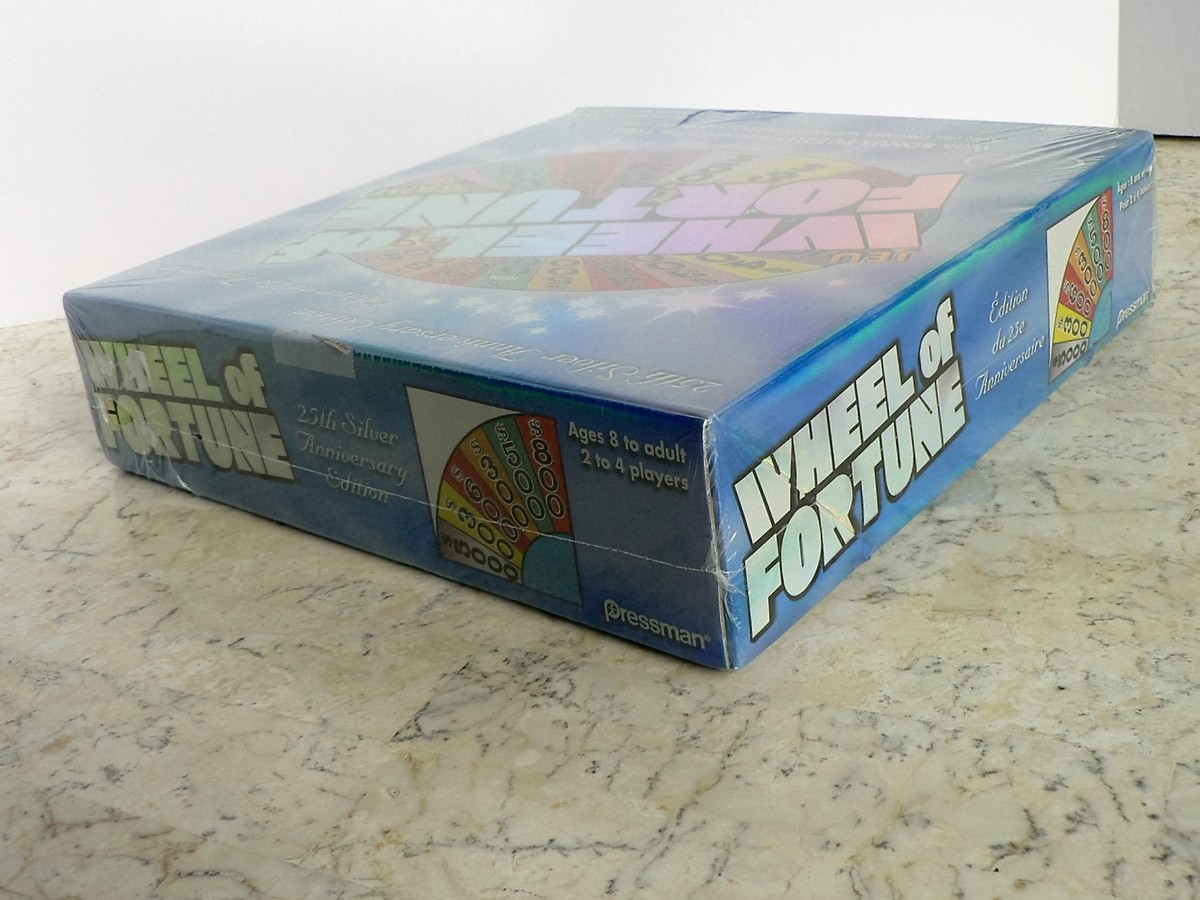 Wheel Of Fortune Board Game 25th Anniversary Wheel Of Fortune Board