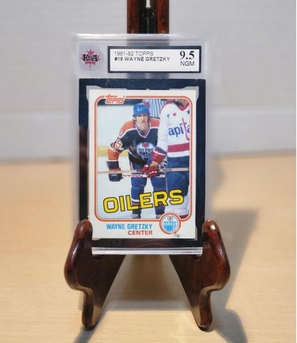 1981-82 Topps NHL Hockey Card #16 Wayne Gretzky KSA 9.5 NGM; Preserved ...