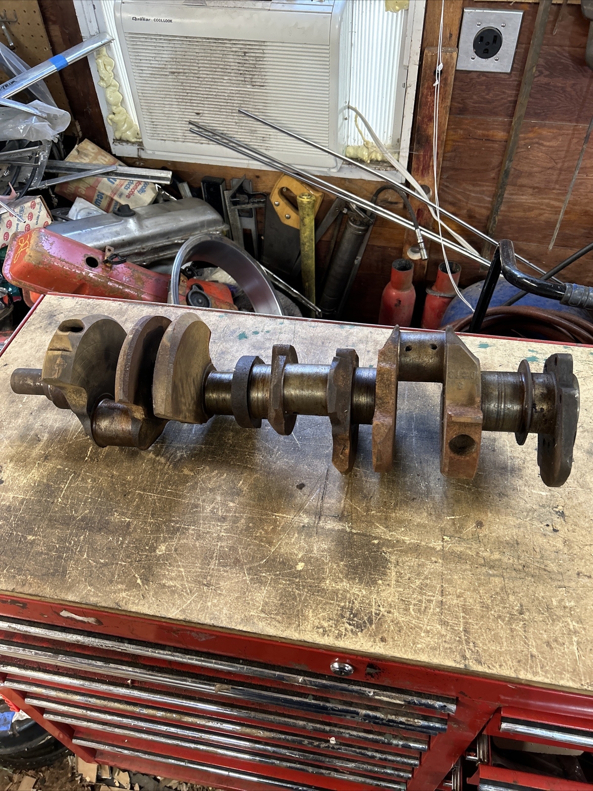 GM SBC Small Block 350 Crankshaft 3932442 Date Code E287 for sale ...