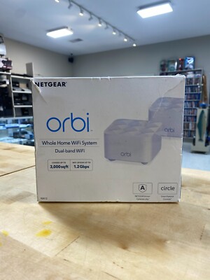 NETGEAR Orbi RBK12 AC1200 Mesh WiFi System with Router and Satellite ...