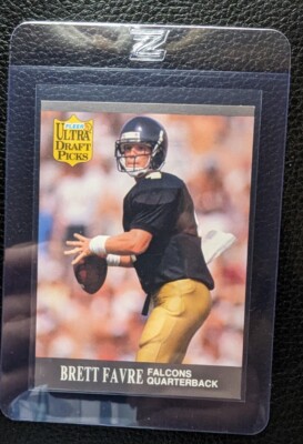 1991 ULTRA #283 BRETT FAVRE ROOKIE CARD RC ATLANTA FALCONS PACKERS HOF ...