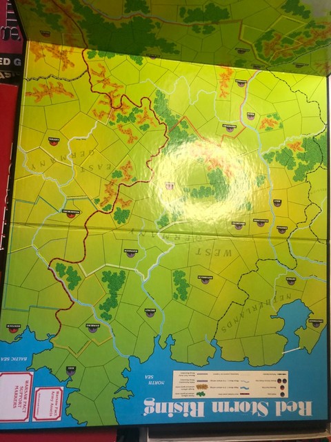 TSR 3027 Red Storm Rising Board Game Tom Clancy 1989 Vintage for sale ...