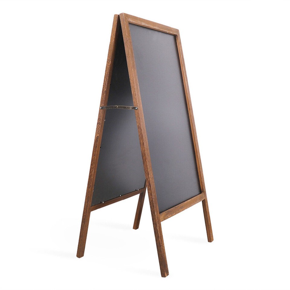 Large Outdoor Double Side Sidewalk Wooden A Frame Chalkboard Magnetic ...