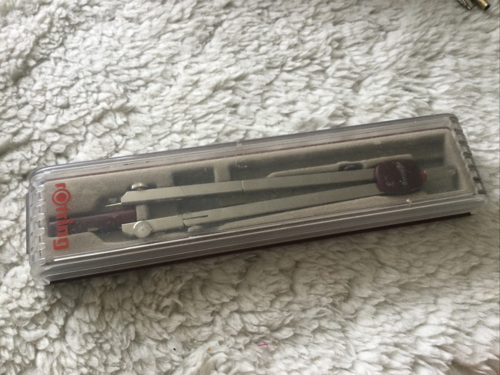 Rare Vintage Rotring Compass wih spare lead In Case | eBay UK