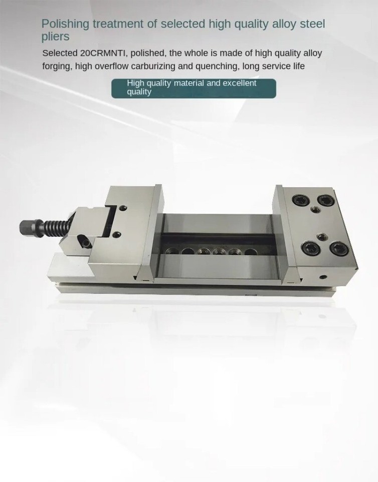 Precision Flat Vise CNC Milling Machine Special 6 Inch 7 Inch Fixture ...