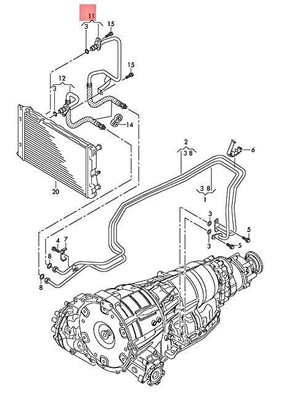 Genuine AUDI Q5 83B 8RB Oil Pressure Line 8R0317826P | eBay