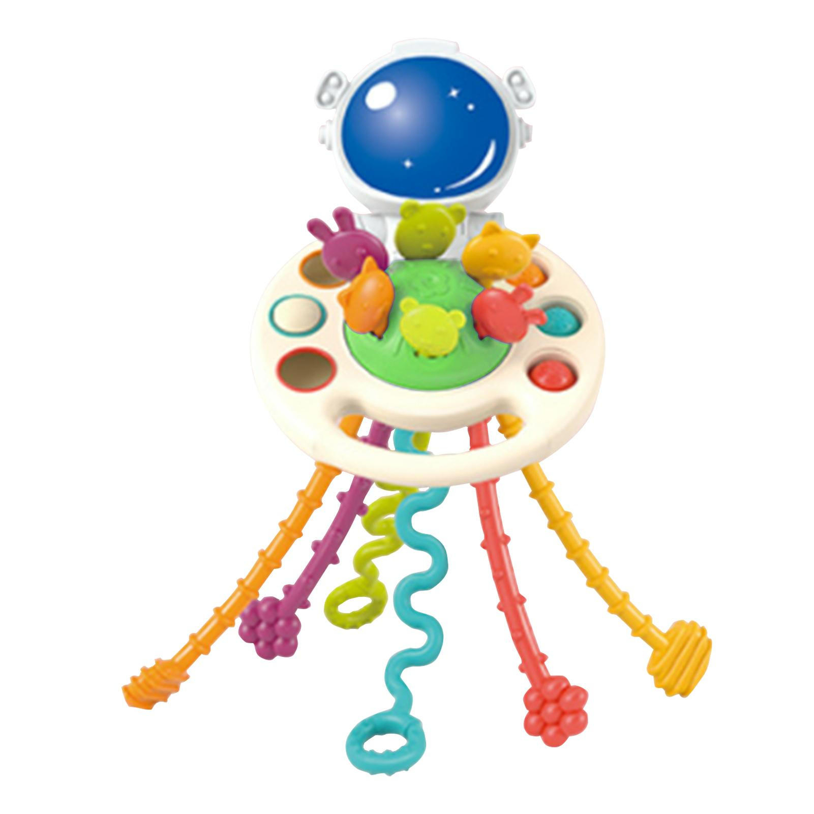Baby Sensory Pull String Toy Toddler Travel Montessori Silicone ...