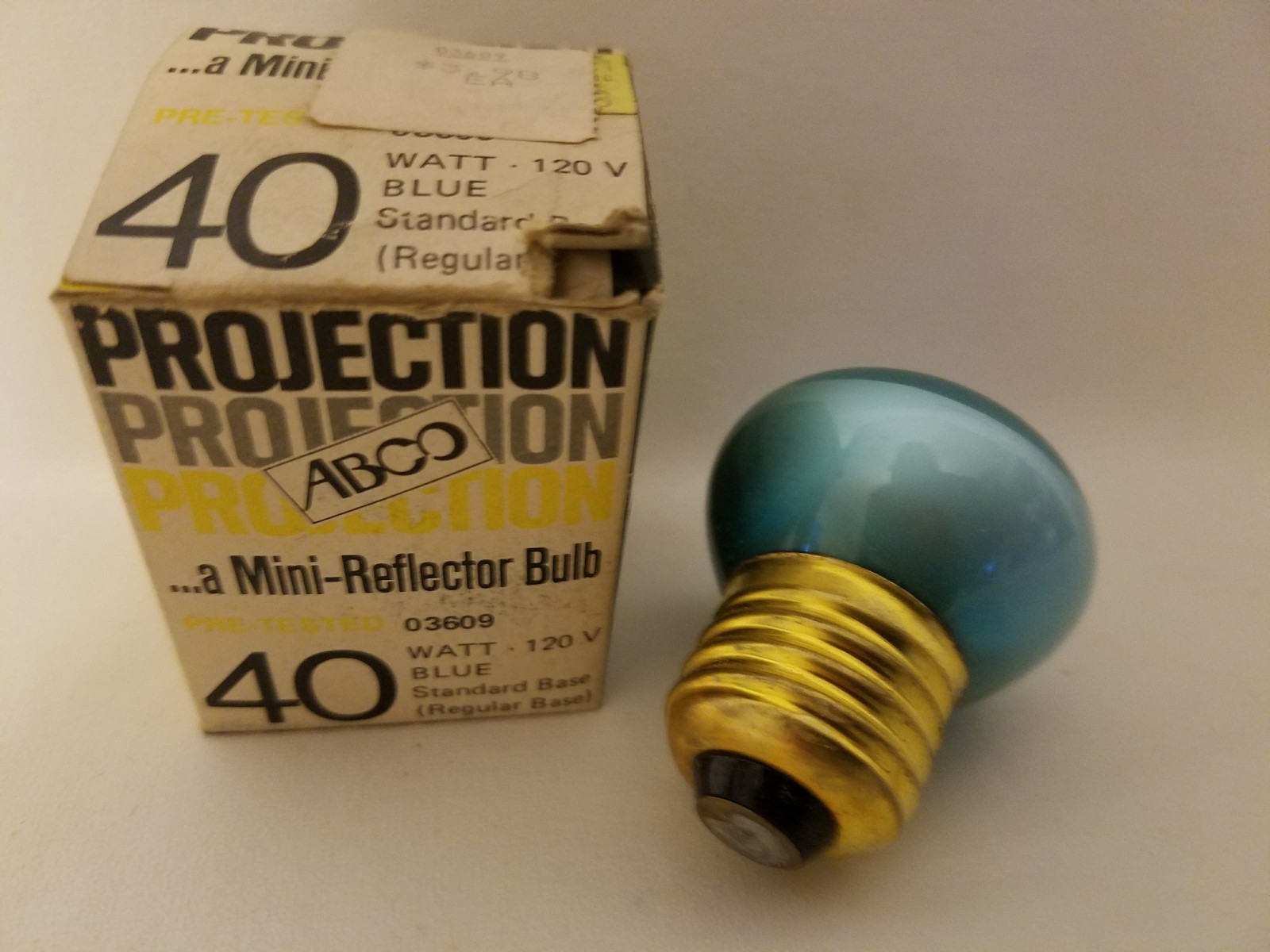 Abco 03609 Blue 40W 120V Mini-Reflector Projector Lamp Projection Bulb ...