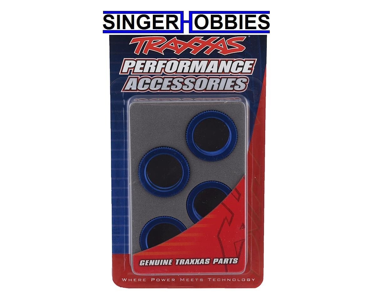 Traxxas 8968X Spring Retainer Adjuster BLUE-Anodized Alum GT-Maxx ...